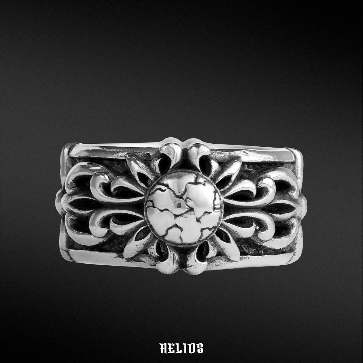 Black Forest Sunflower Black Silver – Helios Global