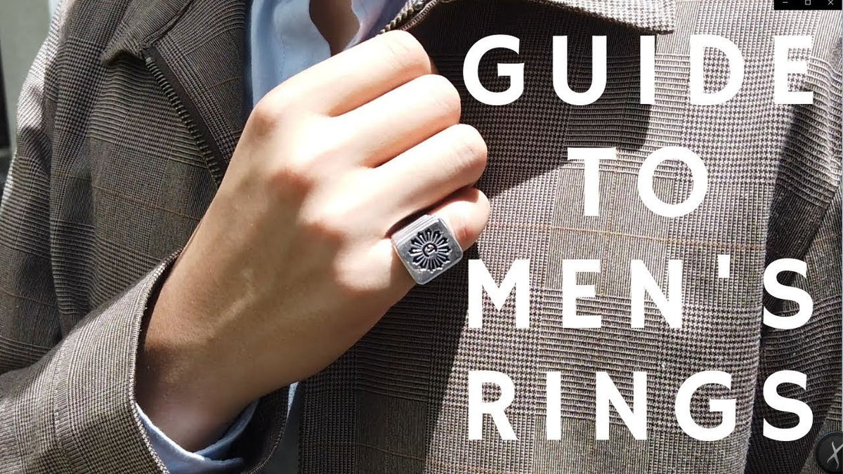Style Guide: How to Incorporate Men's Silver Rings into Various Outfit ...